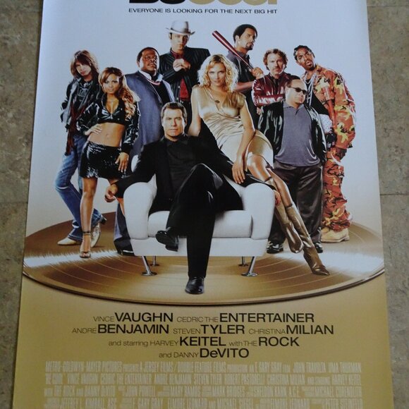 MGM | Art | Be Cool Movie Poster With John Travolta As Chili Palmer ...